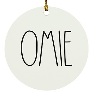 Moon9xx Omie Ornament, Christmas Ornament Custom Personalized, Ornament Gifts for Omie, Christmas Ornament, Birthday, Merry for Omie, Omie Gifts