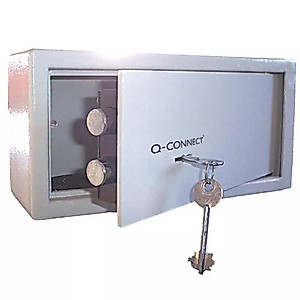 Q-Connect Key-Operated Safe 6 Litre 150 x 200 x 200 mm