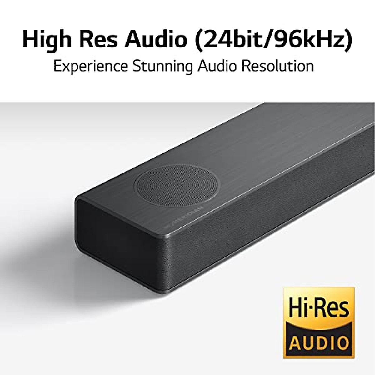 LG S80QY 3.1.3ch Sound bar with Center Up-Firing, Dolby Atmos DTS:X, Works with Airplay2, Spotify HiFi, Alexa, High-Res Audio, IMAX Enhanced, Synergy TV, Meridian, HDMI eARC, 4K Pass Thru,Black