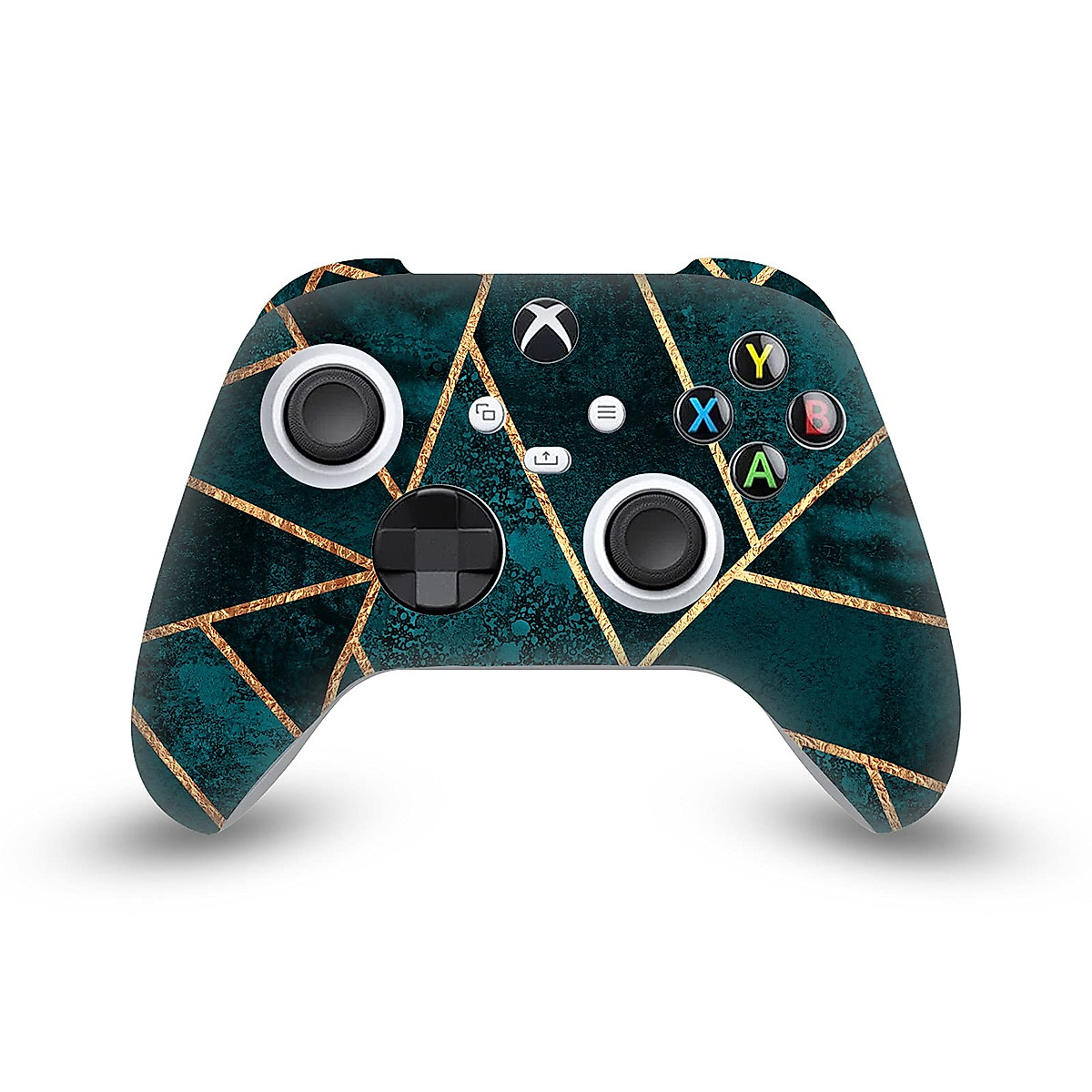 Head Case Designs Officially Licensed Elisabeth Fredriksson Deep Teal Stone Art Mix Vinyl Sticker Gaming Skin Decal Cover Compatible With Xbox Series X/S Controller