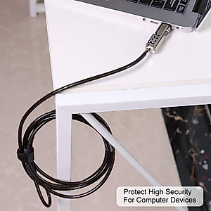 Laptop Cable Locks Combination Cable Lock 4 Digital Password Security Anti Theft Lock for USB Devices Equipment Notebook Computer