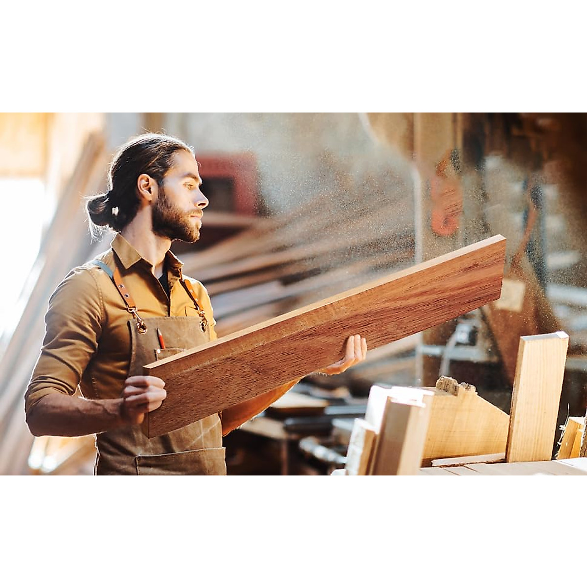 COCOBOSS Acacia Wood Cutting Board for Kitchen Wood Chopping Board - with Juice Slot and Convenient Handles (Medium 15"L x 10"W x 1"Th)