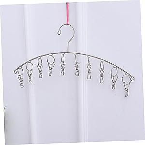 Zerodeko 2 Pack Clothes Hanger Drip Hanger Laundry Drying Rack Clothes Clips Laundry Hanger Clotheshorse Socks Rack drip Rack Coat Hanger