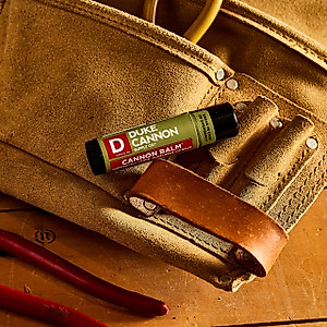 Duke Cannon Balm 140° Tactical Lip Protectant - Blood Orange Mint Flavored Lip Balm for Men with SPF 30, Large Size, Premium Ingredients, 0.56oz