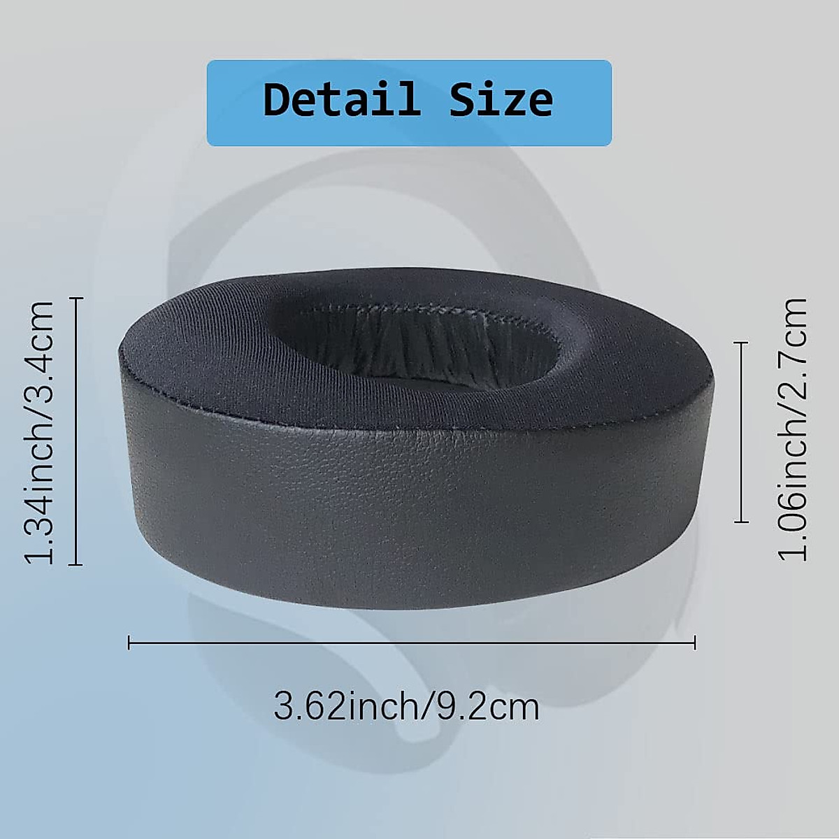 MQDITH Cooling-Gel Replacement Ear Pads Compatible with Sony PlayStation 5 Pulse PS5 3D Headset