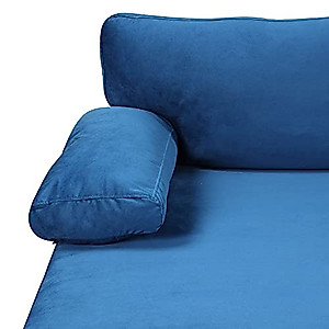 Casa Andrea Milano Modern Large Velvet Fabric U-Shape Sectional Sofa, Double Extra Wide Chaise Lounge Couch