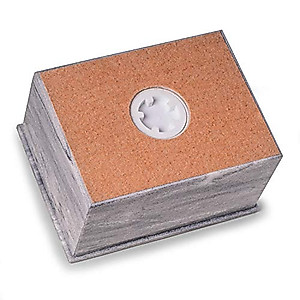 Deering Moments Carerra Grey Marble Custom Engraved Cremation Memorial Urn for Human Ashes Adult Size - Large