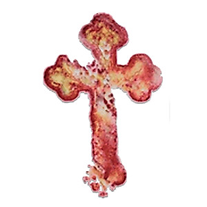 FashionTats Bite Marks & Branded Cross Temporary Tattoos | Vampire Halloween Costume Tattoos | Cosplay Kits | Skin-Safe | MADE IN USA | Removable