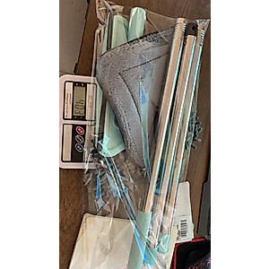 Floor Scraper Triangle Dust Mop Household Wall Scraper Adjustable Telescopic Rod Heavy-Duty Household Broom for Garage Patio Glass Cleaning (As Shown)