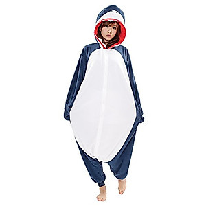 SAZAC Shark Kigurumi - Onesie Jumpsuit Halloween Costume