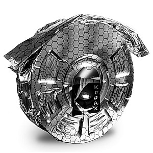 KODAK PLA Plus 3D printer filament WHITE color, +/- 0.03 mm, 750g (1.6lbs) Spool, 1.75 mm. Lowest moisture premium filament in Vacuum Sealed Aluminum Ziploc bag with Silica Gel. Fits Most FDM Printers