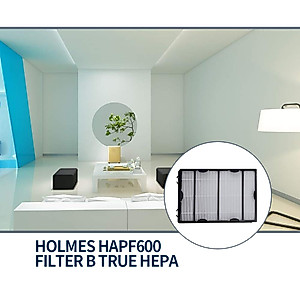 HEPA Air Purifier Filter Replacement Filter B for Holmes Hapf600