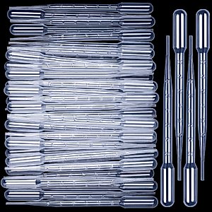Teenitor 150PCS 3ML Plastic Transfer Pipettes Eye Dropper, Disposable Essential Oils Pipettes Dropper Makeup Tool Science and Lab