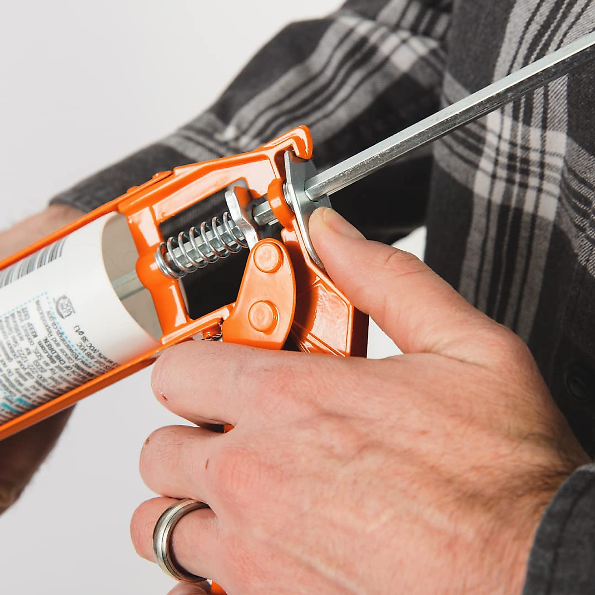 Heavy Duty Caulk Gun for Construction and Home Improvement - Dripless Caulk Gun, Hand Caulking Guns, Caulking Gun, Caulk Gun for Silicone, Gun Caulk, Sealant Gun by Mantium