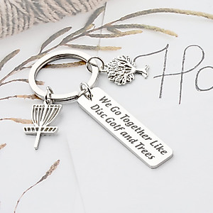 TGBJE Golfers Gifts Disc Golf Lover Gifts Disc Golfing Lover Player Gift We Go Together Like Disc Golf And Trees (Disc Golf)…