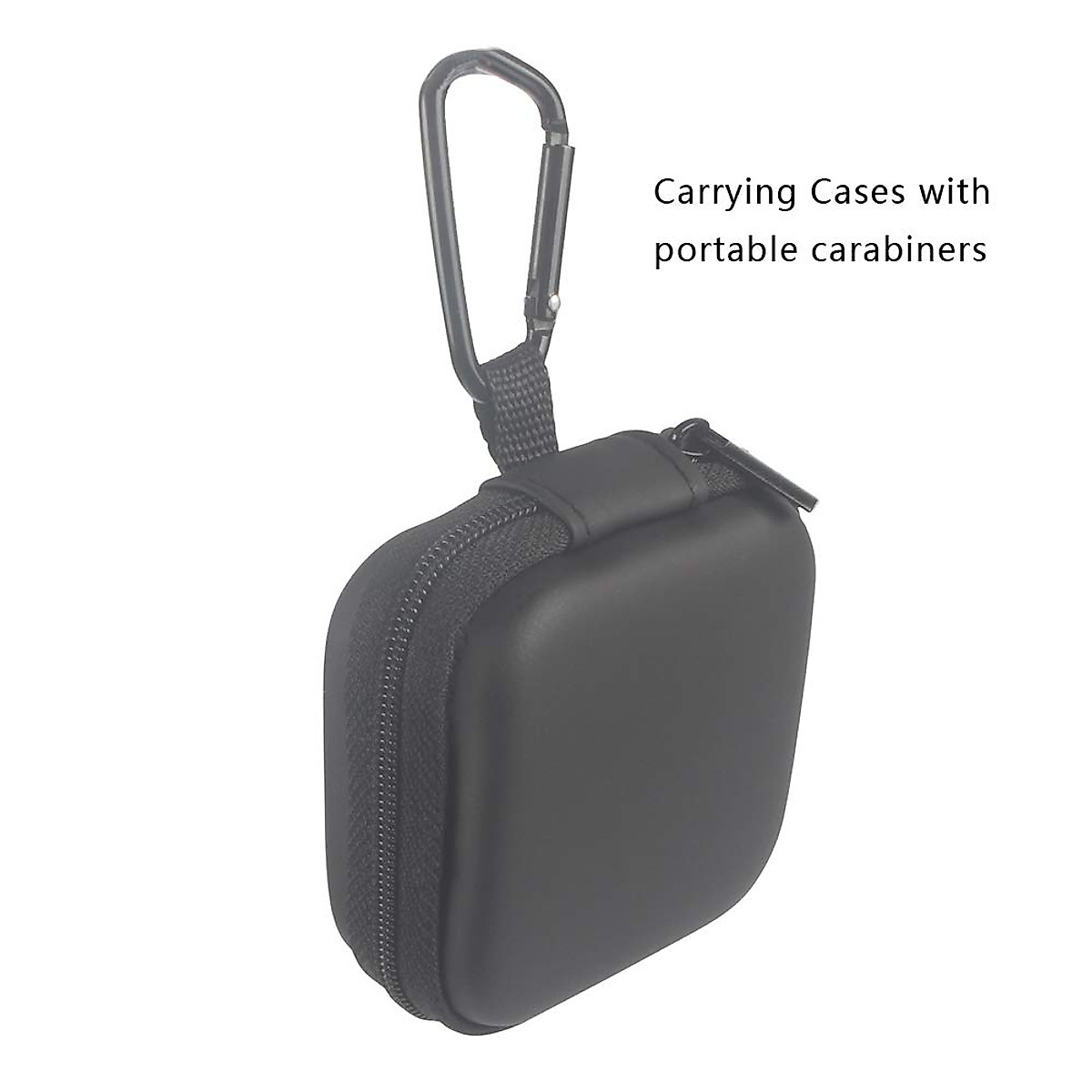 HOTNOW Portable Square Earphone Carrying Case Mini Pouch Storage for Smartphone Earphone Bluetooth Headset Small Storage Bags, 2-Pack