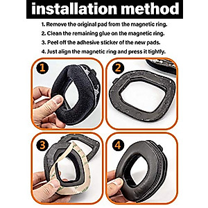 A50 Ear Pads Headband Compatible with Astro A50 a50 Gen 3 Gen 4 Gaming Headset I Replacement Ear Cushions (Not Suitable for Astro A50 Gen 1 Gen 2)