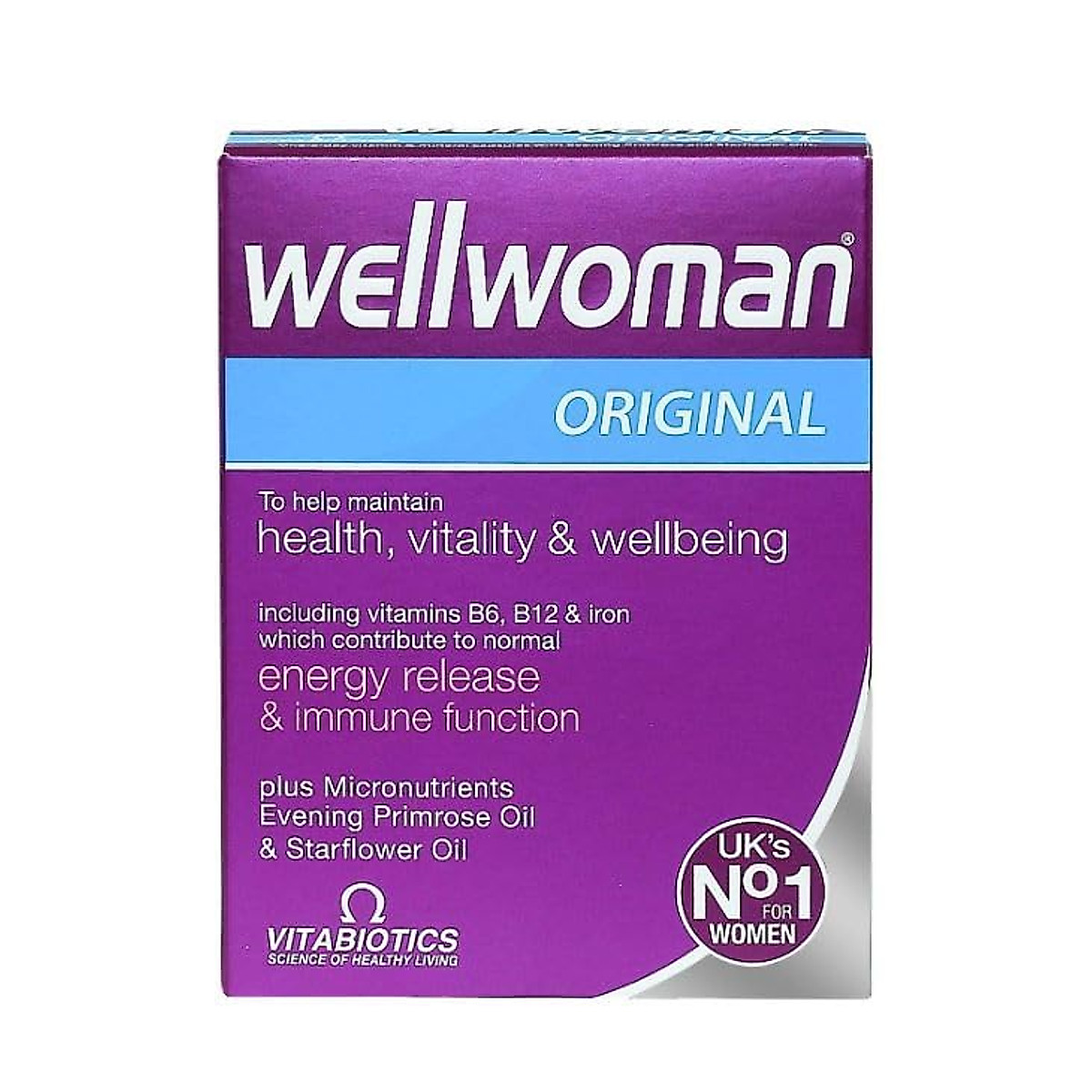 Wellwoman Vitabiotics Advanced Vitamin & Mineral Formula with Evening Primrose & Starflower Oils 30 Capsules