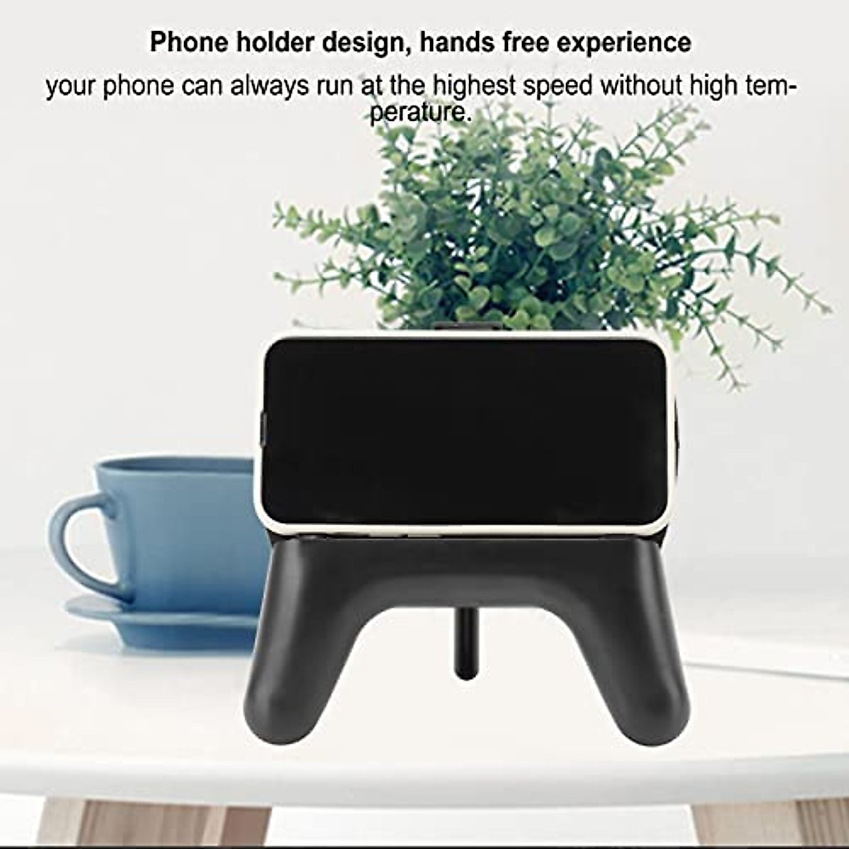 Tgoon Mobile Game Controller, Ergonomic Design Widely Compatible Mobile Game Controller Radiator Hands Free for Home