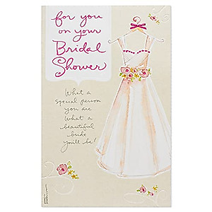 American Greetings Bridal Shower Card (Dress)