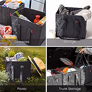 Planet E Reusable Grocery Shopping Bags with Reinforced Bottoms (Pack of 3)