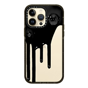 CASETiFY Impact iPhone 14 Pro Max Case [4X Military Grade Drop Tested / 8.2ft Drop Protection] - Black DRIP - Glossy Black