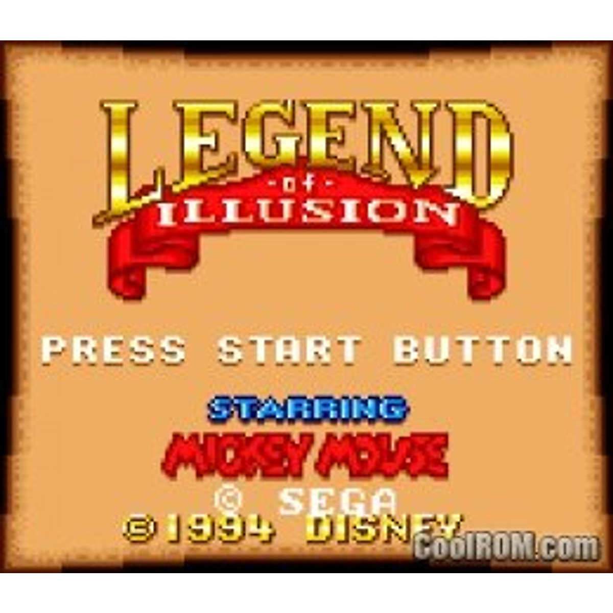 Mickey Mouse: Legend of Illusion - Sega Game Gear