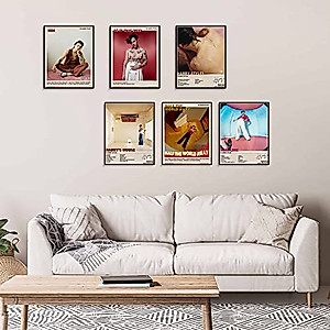 pictures Harry - Styles Posters - Harry's House Music Album Poster Cover Signed Limited Edition Poster Canvas Wall Art Room Aesthetic Decor Set of 6 Frameless 8x10 Inches…