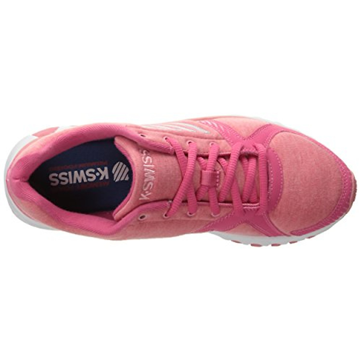 K-Swiss Women's X-160 Heather CMF Cross-Trainer Shoe, Honeysuckle/Geranium Pink, 6 M US