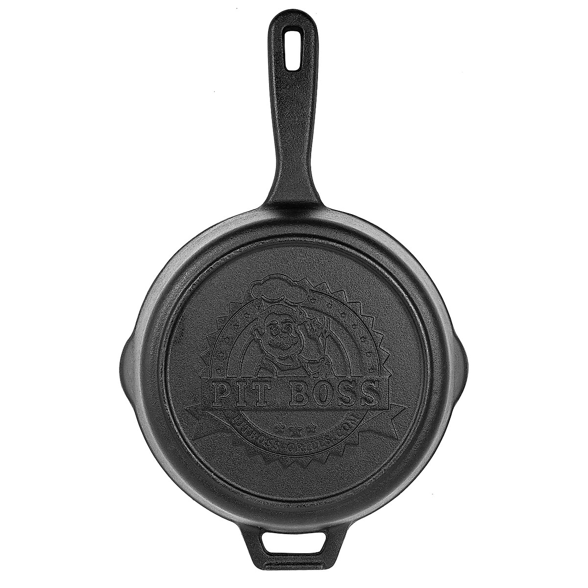 Pit Boss 14” Cast Iron Deep Skillet w/ Lid, Black