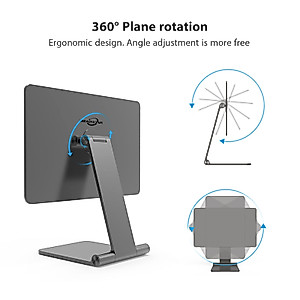 Meaowxva Magnetic iPad Stand Adjustable Floating Foldable Tablet Holder iPad Painting Desktop Stand for Apple iPad Pro 12.9 3rd/4th/5th/6th Generation