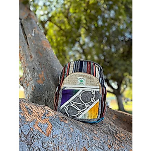 Small 13" cotton and hemp backpack, nepali backpack, himalayan backpack, Small 13" bag (BAG-008-SM)