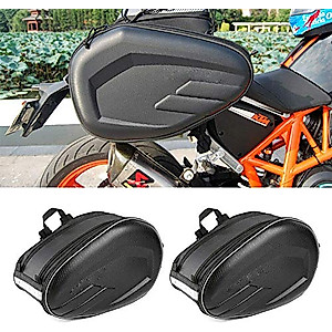 MIHUNTER Motorcycle Saddle Bags, Powersports Saddle Bags,Waterproof Saddlebags Luggage Bags,Motorcycle Helmet Bag,Full Face Helmet Storage Bag,Motorcycle Pillion Seat Bag, Side Bags