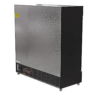 KoolMore MDR-3GD-63C 3 Glass Commercial Display Refrigerator Upright Beverage Cooler Merchandiser-56, 56 Cu. Ft. Space Saver Triple Swing Door, Black