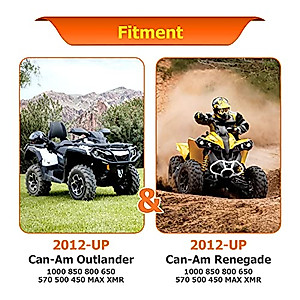 WeiSen UTV 2" Rear Receiver Hitch Compatible with 2012-2023 Can-Am Outlander & Renegade 1000 850 800 650 570 500 450 MAX XMR