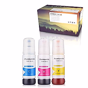 Summit Ink Compatible Ink Replacement for Epson 502 Color for EcoTank ET-2760 ET-3710 ET-3760 ET-4760 Expression ET-2700 ET-2750 ET-3700 Workforce ET-3750 ET-4750 ST-2000 ST-3000 ST-4000 (3 Color)