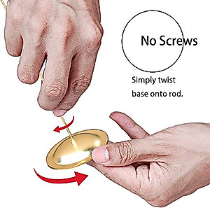 HOHIYA 12 Pcs Table Number Holders 12 Inch Place Card Holder Stands Brass Gold Tall for Photos Food Signs Memo Notes Weddings Restaurants Birthdays Party