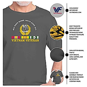 Vietnam Veteran All Gave Some, 58,479 Gave All T-Shirt (Black, Medium)