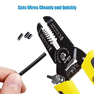 ZUZUAN 2-Pack 10-22 AWG Wire Stripper, Wire Cutter, Gauge Stripper, Wire Stripping Tool and Multifunctional Hand Tool，Professional Handle Design And Refined Craftsmanship.
