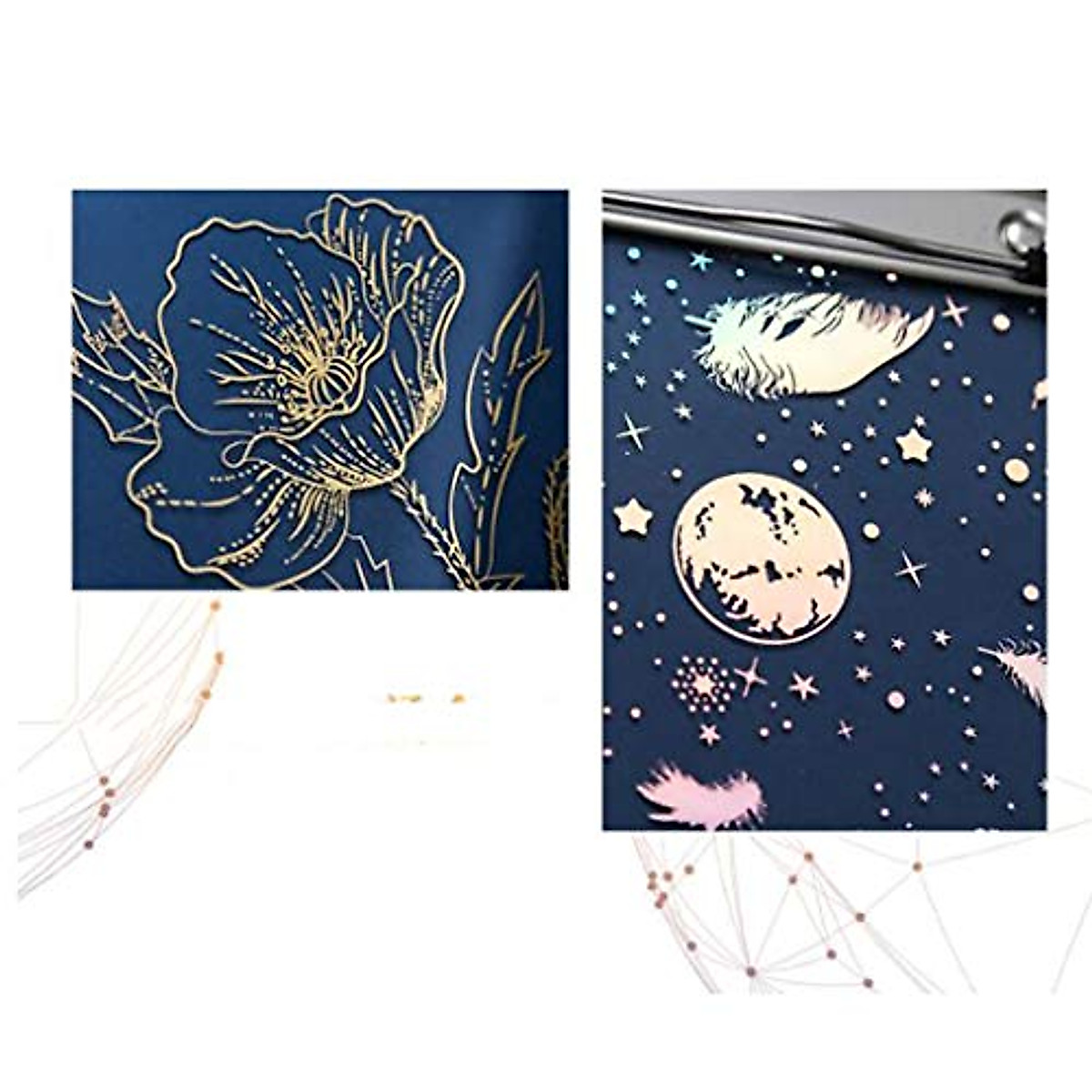 stores Clipboard Word Pad Hangable Design Clipboard Stationery Test Paper Clip Drawing Board Exam Pad Word Board File Clip (Color : E)