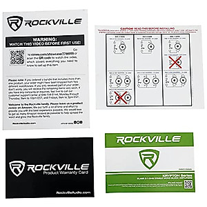 Rockville Krypton-M5 8000 Watt Peak / 2000w RMS Mono 1 Ohm Car Amplifier Amp