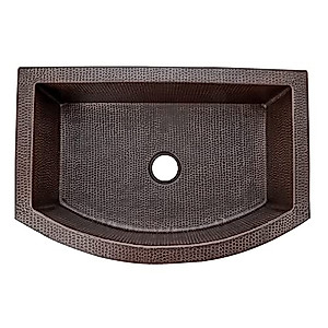 Copper Round Front Kitchen Sink