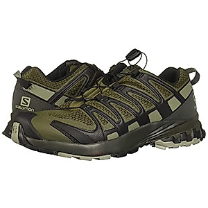 Salomon XA PRO 3D v8 Trail Running Shoes for Men, Grape Leaf/Peat/Shadow, 10