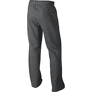 Nike Club Swoosh Men's Fleece Sweatpants Pants Classic Fit, XX-Large - Challenge Charcoal Grey/White