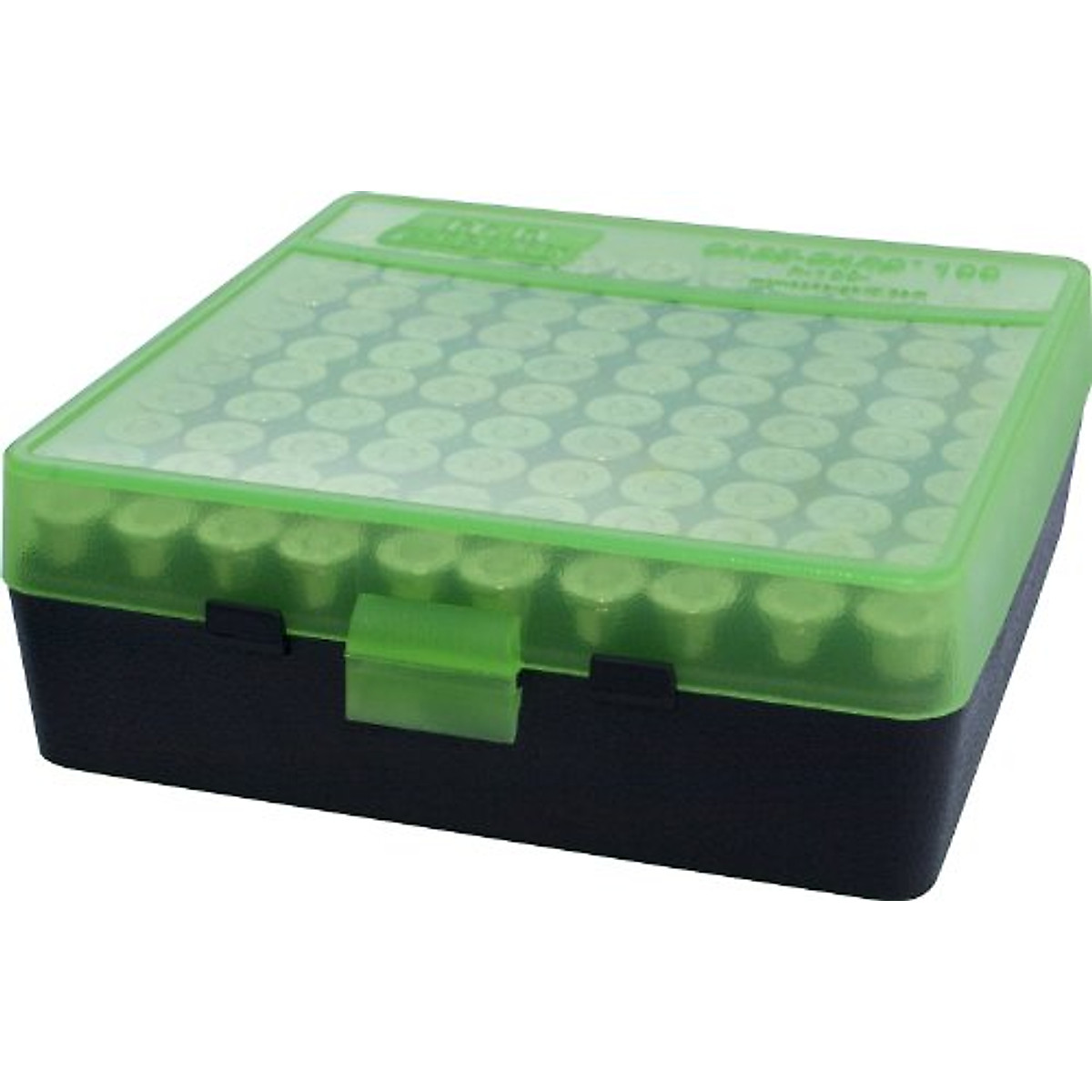 MTM 380/9MM Cal 100 Round Flip-Top Ammo Box P-100-9M