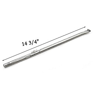 Shengyongh SS46346015 (4-Pack) Stainless Steel Burner and Heat Plate Replacement Part for Charbroil 463446015, 463447018, Charbroil Convectional 463446017 Gas Grill Models