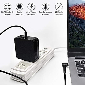 19V 3.42A 65W AC Adapter Laptop Charger for Asus X540 X540S X540SA X540UA X540L X540LA X553 X553MA Zenbook UX305LA UX305 UX305UA; Transformer Book Flip TP300LA TP300L Power Supply Cord