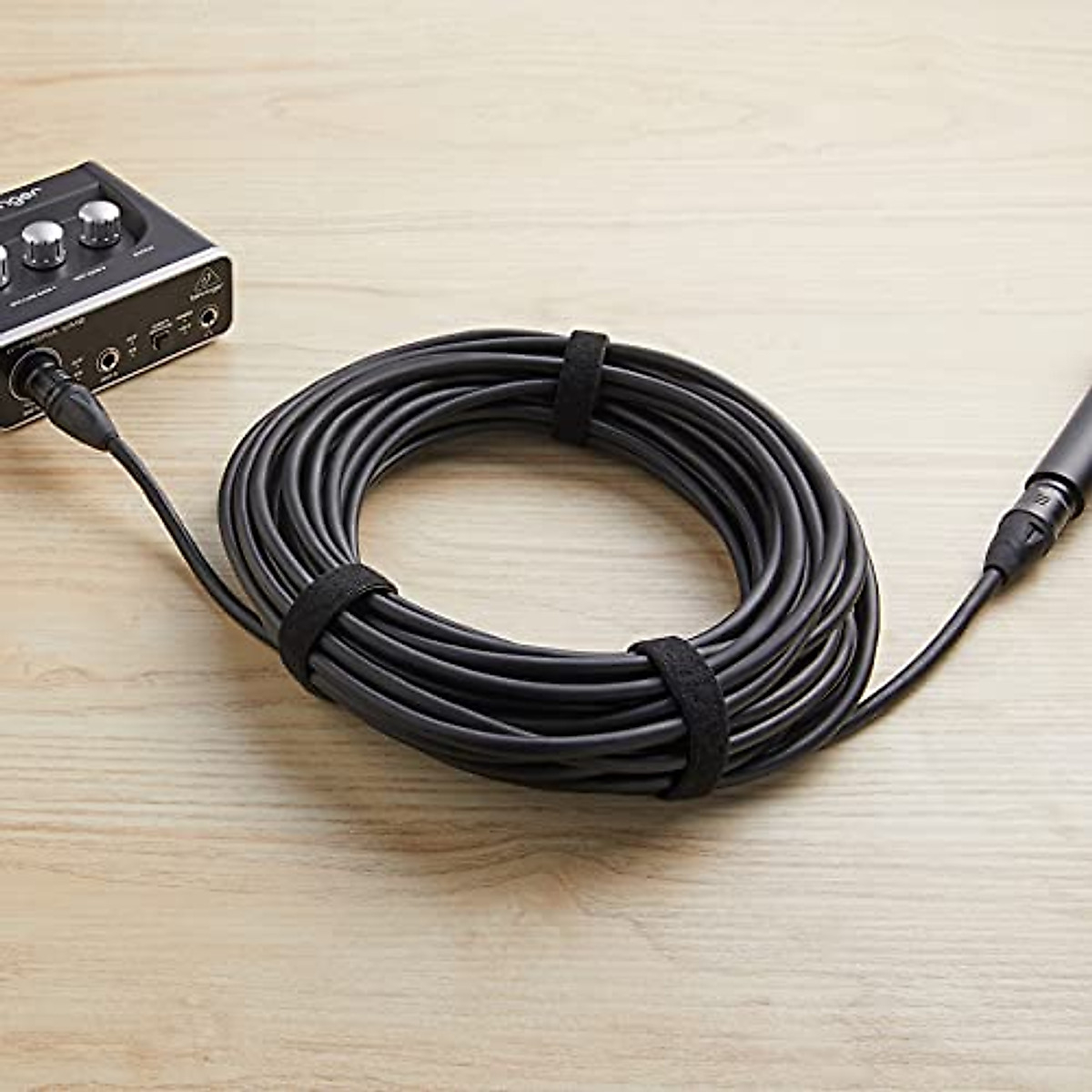 Amazon Basics XLR 4-Conductor Star Quad Balanced Microphone Cable - 50-Foot, Black