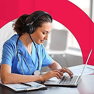 Jabra Evolve2 65 Wireless Bluetooth Headset Stereo UC - USB Blue Tooth Dongle, Compatible with Zoom, Webex, Smartphones, Tablets, PC/MAC, 26599-989-999 (Black), Global Teck Gold Support Plan Included