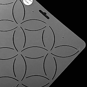 and Clear Stencil Plastic Quilting Template Quilt Tool for Patchwork Painting 1